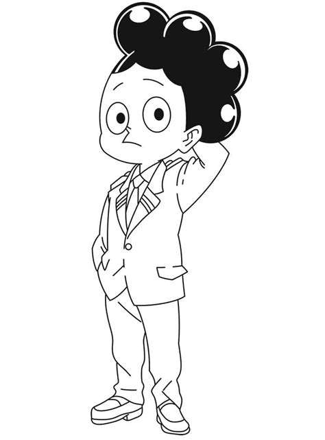 Tsuyu Asui My Hero Academia Färbung Seite Kostenlose druckbare