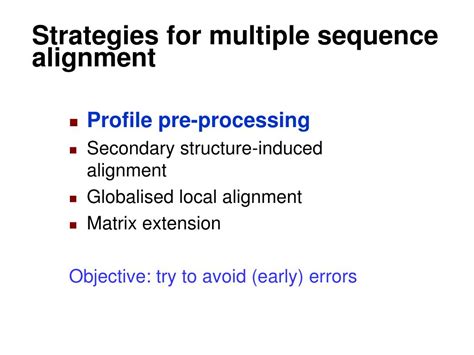 Ppt Introduction To Bioinformatics Lecture 8 Multiple Sequence Alignment 2 Powerpoint