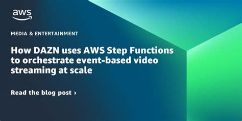 Luca Mezzalira On Linkedin How Dazn Uses Aws Step Functions To Orchestrate Event Based Video