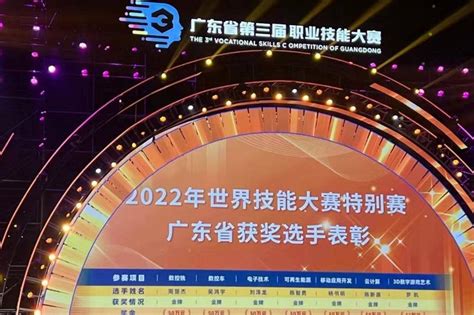 世界技能大赛选拔赛暨广东省第三届职业技能大赛圆满落幕选手项目赛项