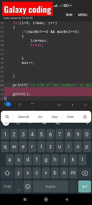 Finding Lcm Of Two Numbers In C ️computer Science Engineering Status