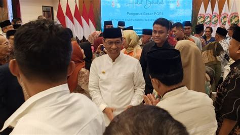 Hadiri Halal Bihalal PGRI Ini Permintaan Heru Budi Hartono Untuk Guru Di Jakarta