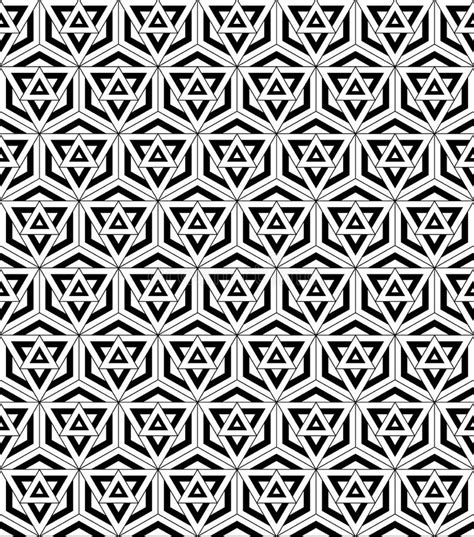 Black And White Seamless Pattern Sacred Geometry Stock Vector Illustration Of Abstract Modern