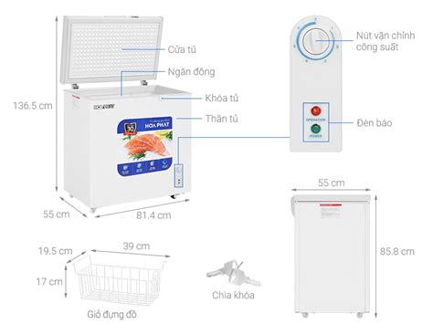 Tủ đông Hòa Phát 162 Lít HPF AD6162 | dienmayhmc.com