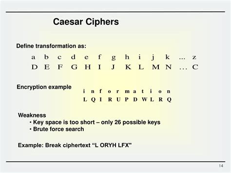 PPT Introduction To Information Security Chapter II Classical
