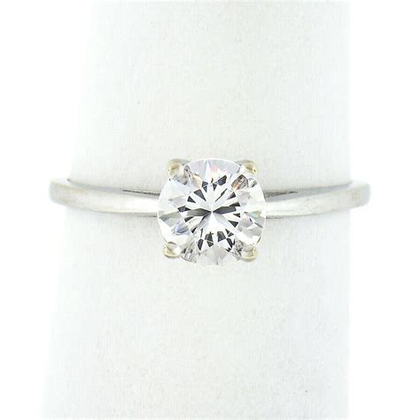 Cubic Zirconia Engagement Ring Etsy