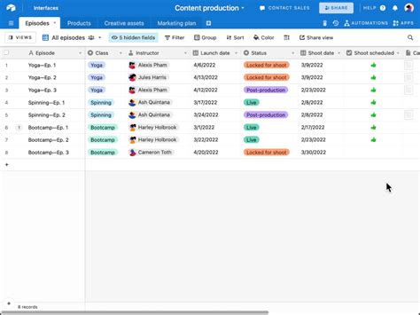 Organize Data in Fields in Airtable | Airtable Guides