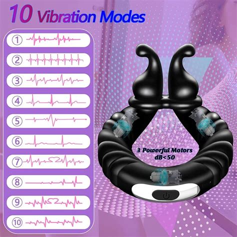 Vibrating Cock Rings Adjustable Penis Ring Silicone Rechargeable For Men Ebay