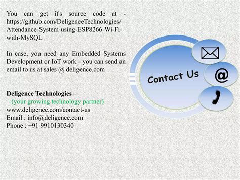 Attendance System Using Esp Wi Fi With Mysql Pptx Programming Languages Computing