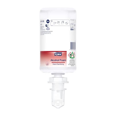 Tork Hand Sanitising Alcohol Foam Box Of 6x 1 Litre Bottles Medisave Uk