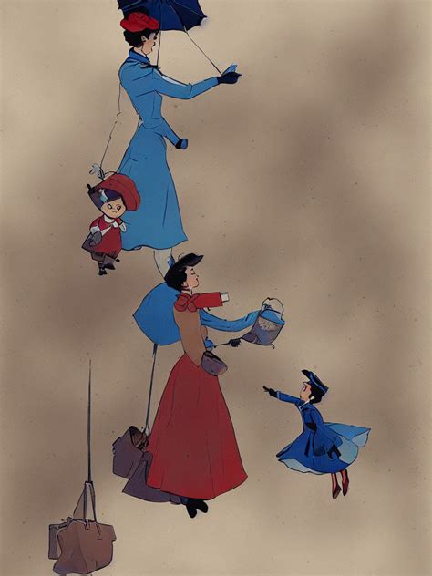 Krea Ai Mary Poppins By Disney Concept Artists Blunt Bord
