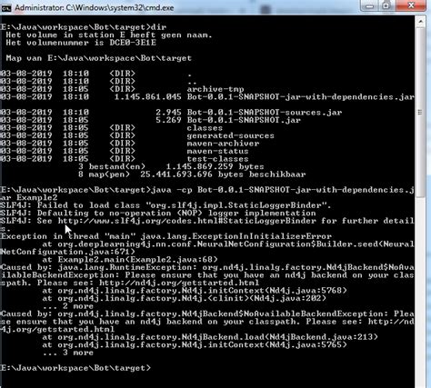 Noavailablebackendexception Please Ensure That You Have An Nd4j