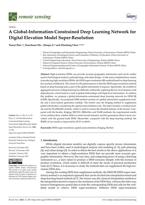 Pdf A Global Information Constrained Deep Learning Network For