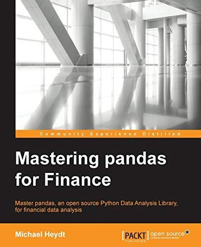 Mastering Pandas For Finance Finance Packt Finance Books