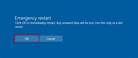 Easily Perform Emergency Restart On Windows 10