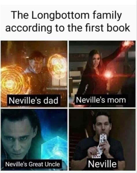 And Neville As Scott Is The One To Survive Harry Potter Funny Harry Potter Memes Harry