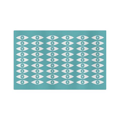Pyrex Teal Eyes Waffle Weave Dish Towels Pyrex Themed T Atomic Cat