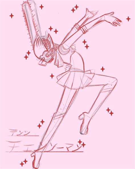 Chainsaw Mansailor Moon Mashup Sketch Rlearntodraw