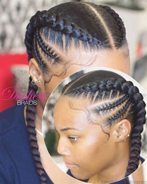 A Five Minutes Hairstyle Easy To Weave And Easy To Flaunt Natural Hair Styles Cornrow