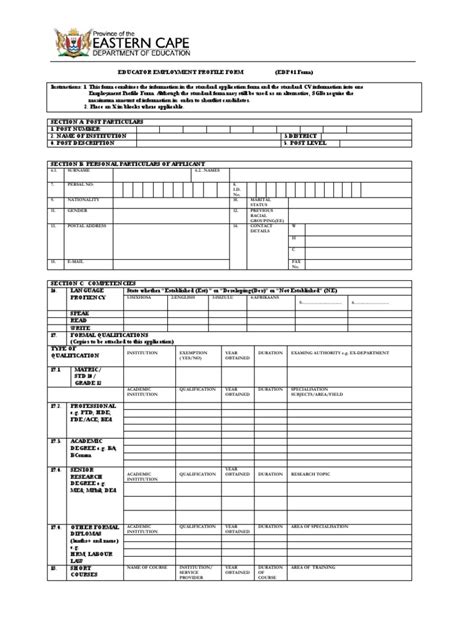 Edp01 Form Pdf Academic Degree