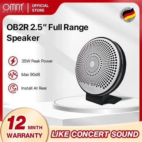 [omni Beyond] Ob2r Full Range Rear Speaker Tweeter 2 5 Inch Omni Beyond