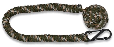 Monkey Fist Con Mosqueton Doble Bola Largo Coronel Airsoft Tienda