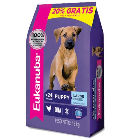 Eukanuba Cachorro Raza Grande 153 Kg Snacks Racionya