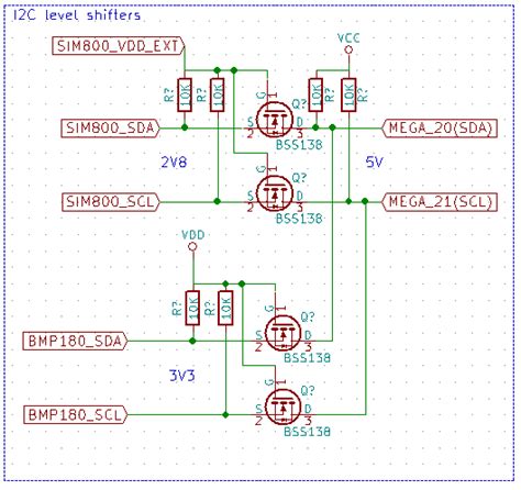 I C Level Shifter For Multiple Voltage Levels Electrical