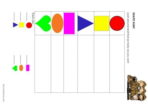 Shape Hunt Deutsch Daf Arbeitsblätter Pdf And Doc