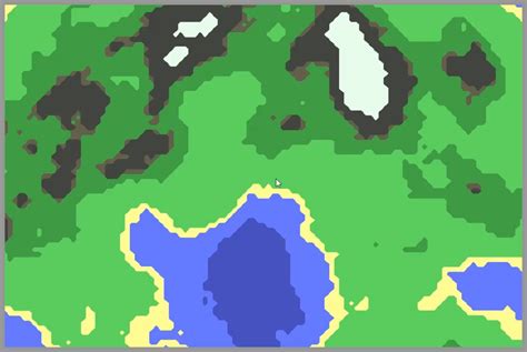 procedural generation using opensimplex noise and marching squares r