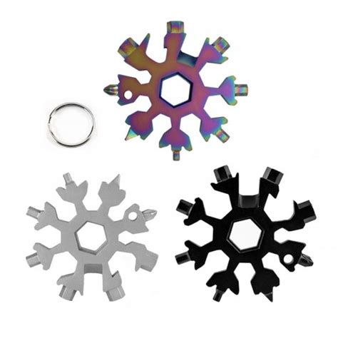 Multifunctional Edc Octagonal Snowflake Wrenches Multi Purpose