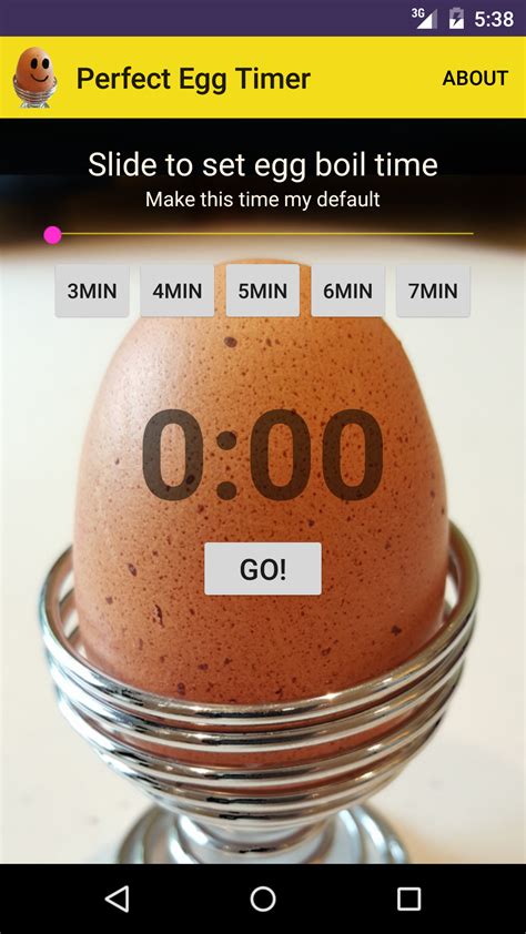 Free Egg Timer For Perfect Egg App On Amazon Appstore