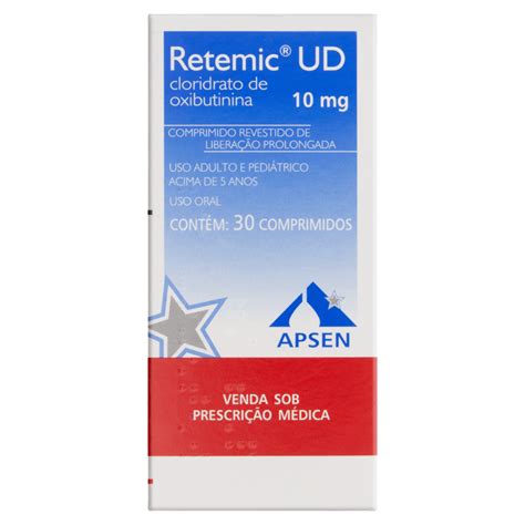 Retemic Ud 10mg Apsen 30 Comprimidos