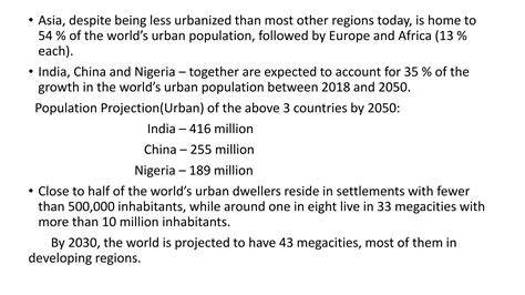 Levels Patterns And Trends Of Urbanization World Pptx