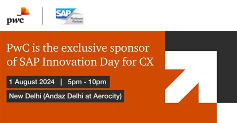 Pwc India On Linkedin Pwc India Is The Exclusive Sponsor Of Sap