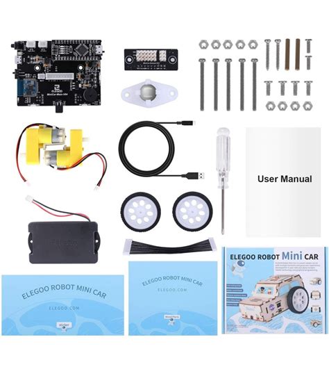 Kit Robot Elegoo Minicar Compatibil Cu Arduino Ide