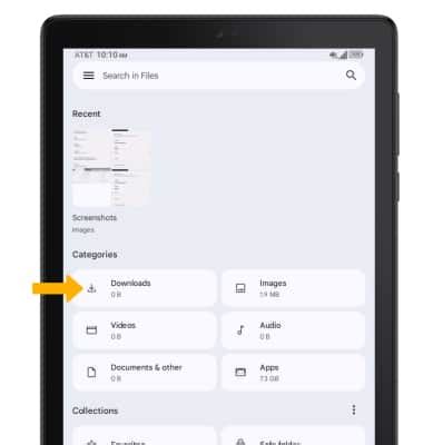 TCL TAB 8 SE 9136R Access Downloaded Files AT T