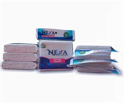 Paper Stick Cleaning Cotton Ear Buds Swabs For With Safety Tip 100