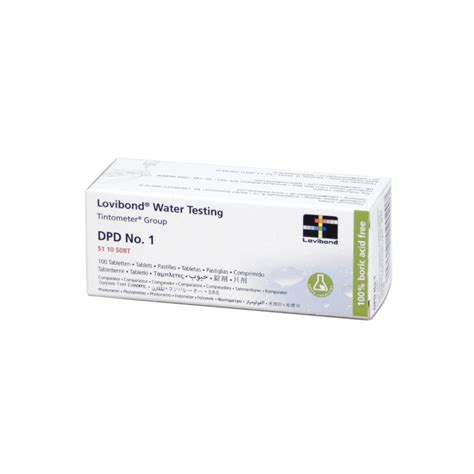 Lovibond Dpd No 1 Test Tablets Apg Leisure
