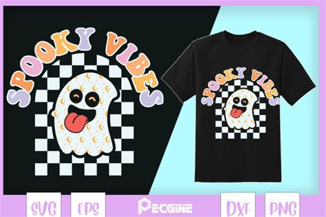 Spooky Vibes Boo Retro Halloween By Pecgine Thehungryjpeg