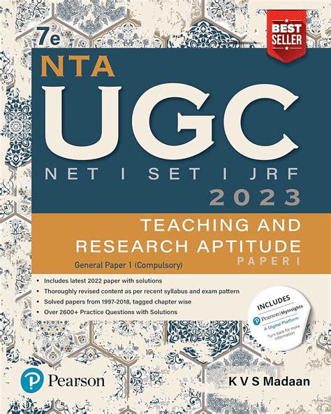 buy nta ugc net set jrf paper 1 teaching and research aptitude 2023