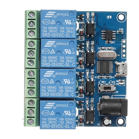 Micro USB V LCUS Channel USB Relay Module Smart Switch Serial Port BSG Alexnld Com