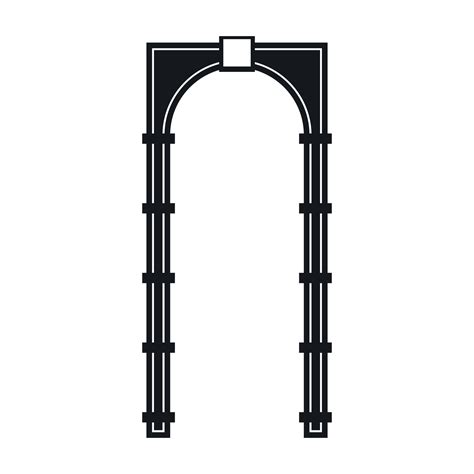 Arch Icon Simple Style 14492521 Vector Art At Vecteezy