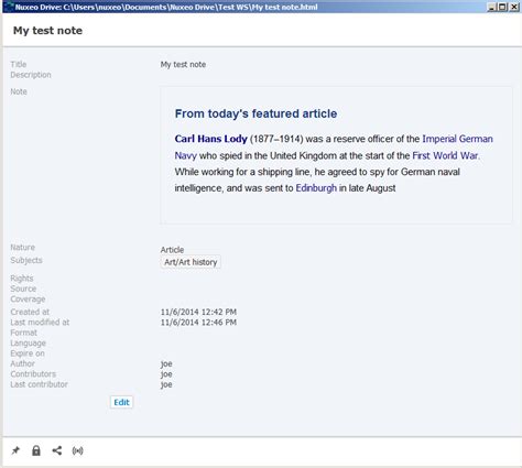 Synchronization Nuxeo Documentation