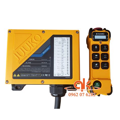 Bộ điều Khiển Cầu Trục Từ Xa Juuko K600 Giá Cả Hợp Lý Hàng Cao Cấp