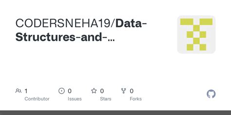 GitHub CODERSNEHA Data Structures And Algorithm