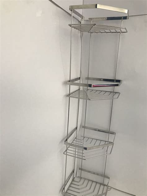 Кутова поличка з нержавіючої сталі 20 20 у ванну 1 900 грн Меблі для ванної кімнати Одеса на Olx
