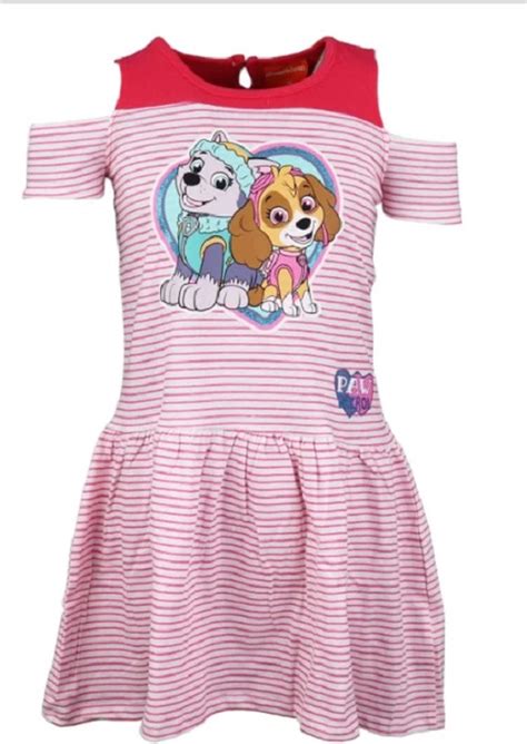 Nickelodeon Paw Patrol Zomer Jurkje Roze 100 Katoen Maat 98