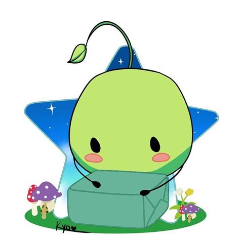 Stardew Valley Art Junimo With A Little Bundle Puzzysart Stardew