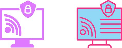 Wifi Security Icon 42864098 Vector Art At Vecteezy